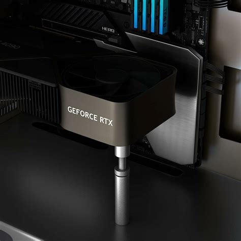 Generic Adjustable Graphics Card GPU Brace Support Bracket Stand Large 74mm To 120mm