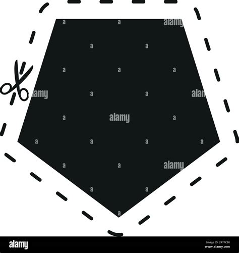 Cut Line Icon With Scissor Cut Here Guidance Scissors And Dash Coupon Mark And Symbol For