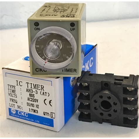 Timer giây s Rơ Le Thời Gian CKC AH AC V Kèm Đế Shopee Việt Nam