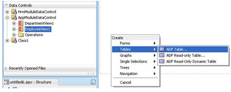 Jdeveloper 11g â€“ Dynamic And I Mean Really Dynamic Tables With Adf