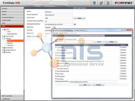 การ Config Ldap Authentication Active Directory Nis รับติดตั้งระบบ