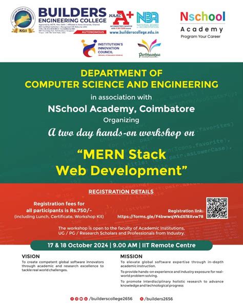 Dr Senthil Kumar M S On Linkedin Mernstack Webdevelopment Workshop