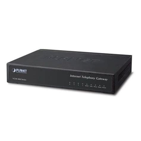 Planet Vgw 400 Fs 4 Port Sip Voip Gateway 4 Fxs Karton Isi 10 Hitam