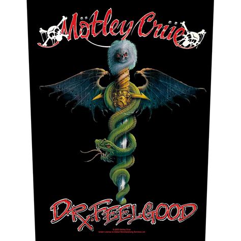 Motley Crue Dr Feelgood ~ Back Patch Fuzz Bayonne