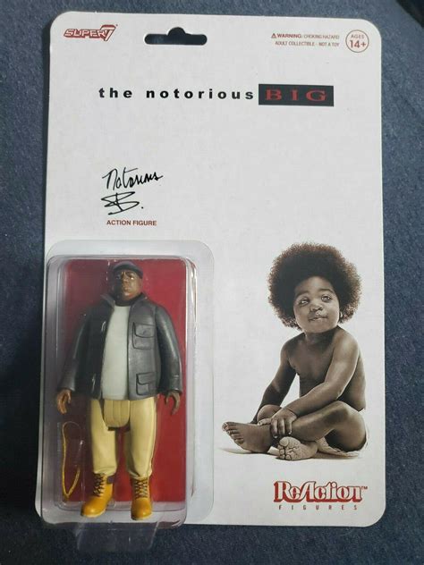 Reaction Super 7 The Notorious Big Action Figure Biggie Smalls Figure
