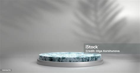 빈 공간이있는 미니멀 한 쇼케이스 디스플레이 제품에 대한 빈 대리석 연단 3d 렌더링 0명에 대한 스톡 사진 및 기타 이미지 0명 3차원 형태 가구 Istock