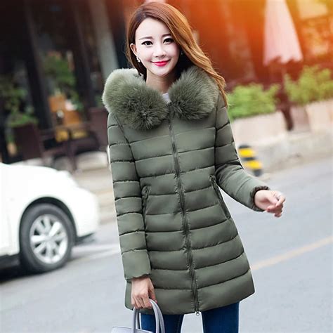 Новинка женские зимние парки размера плюс Xl 7xl искусственный большой меховой воротник
