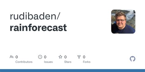 GitHub Rudibaden Rainforecast