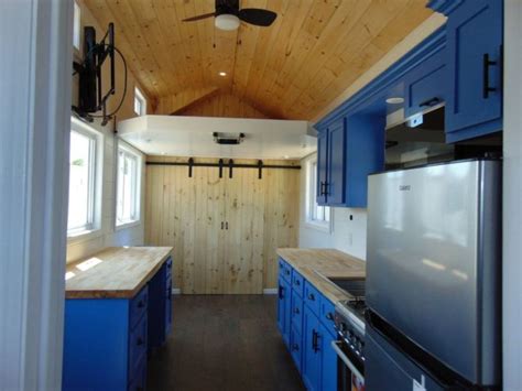 26 Custom Built Tiny House Has Elevator Bedroom Lots Of Features Tiny Houses