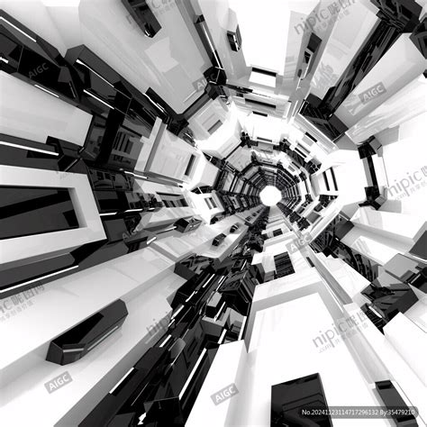 Ai创作图科幻通道 科幻结构 科幻隧道 科幻门廊 科幻透视 科技幻想 科幻走廊 幻想隧道 抽象科技建筑 抽象3d隧道 银灰色科幻发光艺术 飞船走廊 飞船大厅 科幻建筑设计 渲染隧道nipic