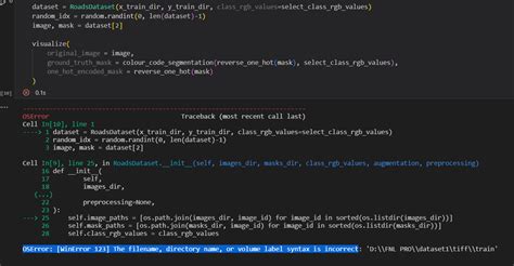 Oserror Winerror 123 The Filename Directory Name Or Volume Label Syntax Is Incorrect
