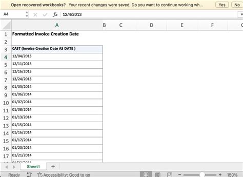 Issue With Date Format In Otbi Report Export To Excel — Oracle Analytics