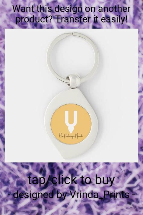 Iskcon Tilak With Om Keshavaya Namah Mantra Keychain Tap Click To Get Yours Right Now