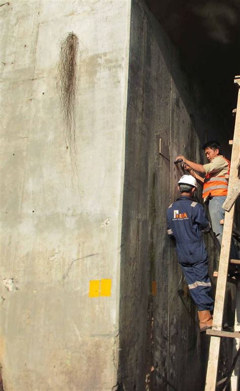 Ultrasonic Pulse Velocity Test Upvt Underpass Sukacinta Sumatera
