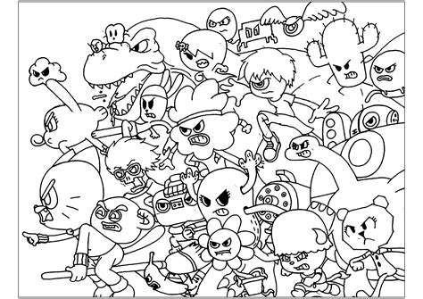Todos Los Personajes De El Increíble Mundo De Gumball Páginas De El