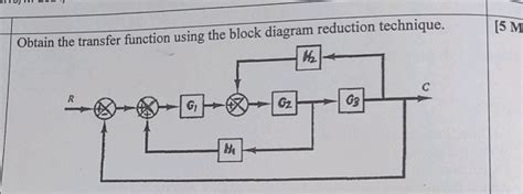 Obtain The Transfer Function Using The Block Studyx