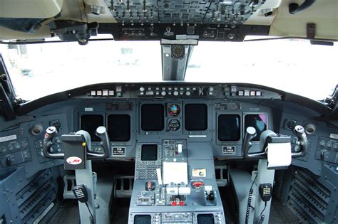Air Canada Jazz Crj 200 Cockpit After A Short Flight From … Flickr