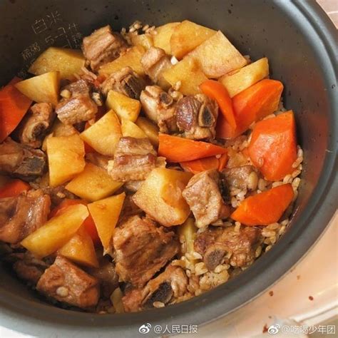 土豆排骨燜飯 每日頭條