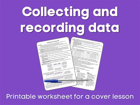 Collecting And Recording Data Lesson Bundle Teaching Resources