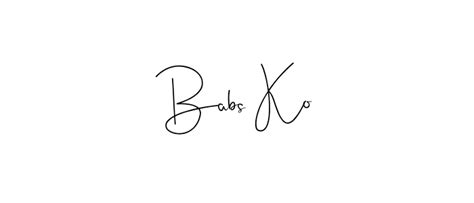 91 Babs Ko Name Signature Style Ideas Great Name Signature