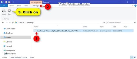 Burn Disc Image From ISO Or IMG File In Windows 10 Tutorials