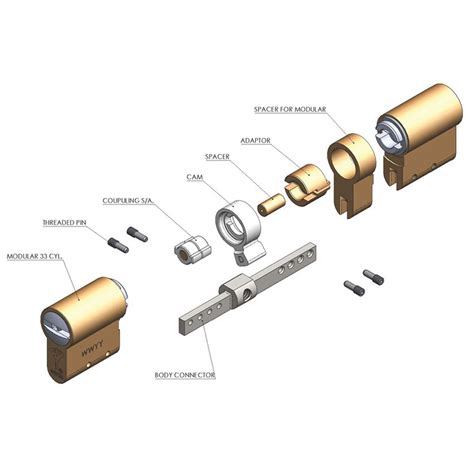 Mul T Lock Modular Double Euro Cylinder Shop Bitlock For High Security Products