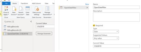 Solved Power Bi Dynamic M Query Parameter Binding Not S