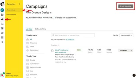 Creating A Mailchimp Email Marketing Campaign Podtech