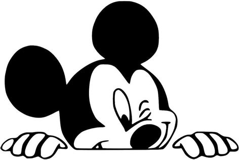 ستيكر لاصق بتصميم ميكي ماوس من ديزني بيكينج ملصق جرافيك للنافذة