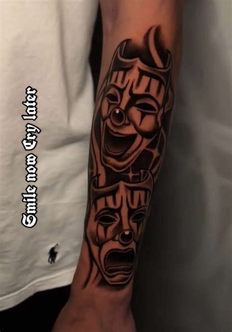 Laugh Now Cry Later Clowns Tattoos Smile Now Cry Later🎭