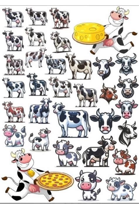 Reysa Tasarım İnek Ve Çiftlik Hayatı Sticker Set 2 Fiyatı Yorumları