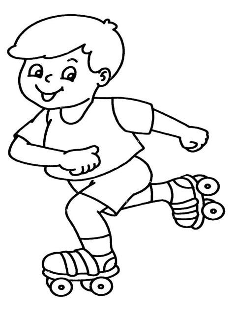 Coloring Page Roller Skate Free Printable Coloring Pages Img Hot Sex Picture