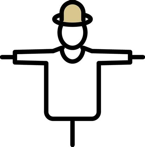 Scarecrow Icon Or Symbol In Flat Style 25056605 Vector Art At Vecteezy