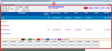 What Is The Process Of Gstr 2a Reconciliation In Marg Software