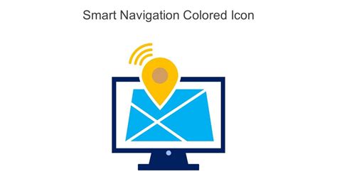 Smart Navigation Colored Icon In Powerpoint Pptx Png And Editable Eps