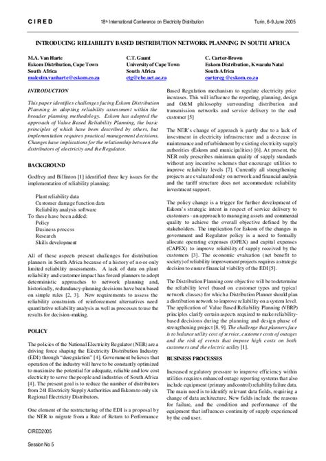Pdf Introducing Reliability Based Distribution Network Planning In