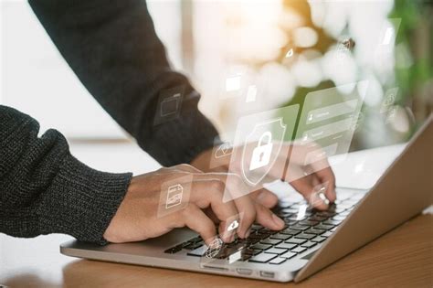 Premium Photo The Concept Of Cyber Security And Online Password Login Hands Typing And