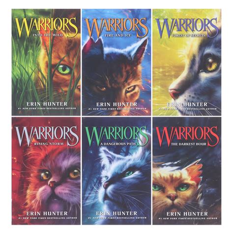 Warriors Cats Series 1 The Prophecy Begins By Erin Hunter 6 Books Col Bangzo Books Wholesale