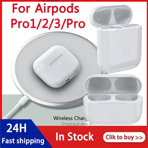 에어팟 프로 1 2 3 프로 블루투스 호환 이어폰 660mah 배터리 충전기 케이스 교체용 무선 이어폰 충전 박스 Aliexpress