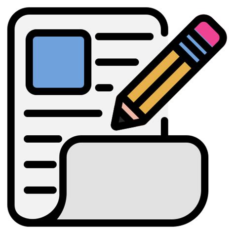Writing Generic Color Lineal Color Icon