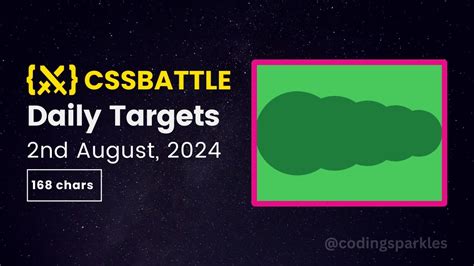 Css Battle Daily Targets 2nd August 2024 Solution Youtube
