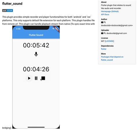 flutter sound plugin audio recorder and player by hyo codechai medium