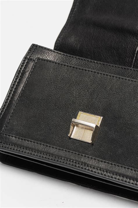 Pierre Cardin, Кожена чанта с капаче, Черен - eMAG.bg