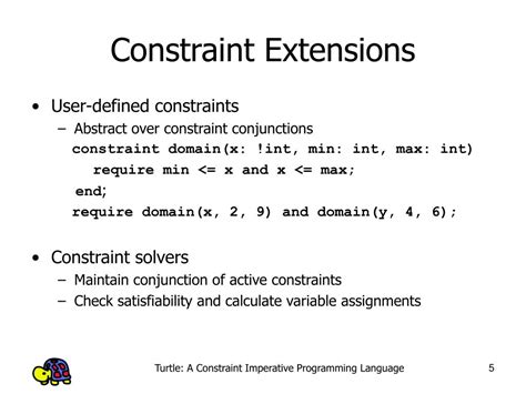 Ppt Turtle A Constraint Imperative Programming Language Powerpoint Presentation Id4240833