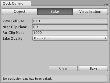 Unity Occlusion Culling