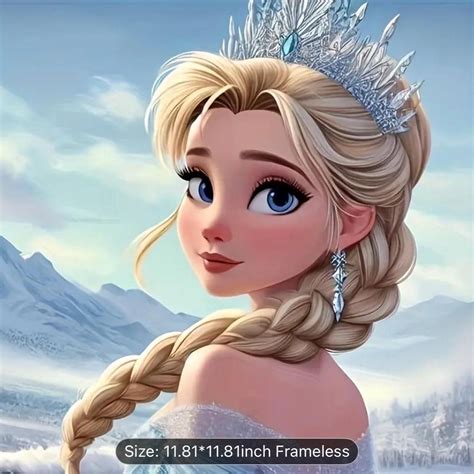Ice Princess Diy Diamond Art Kit For Beginners And Adults Crafts