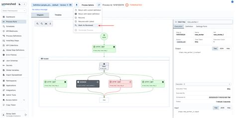 Process Support Operations Unmeshed Platform Documentation