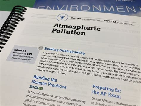 Unit 7 Air Pollution Resources Ap®environmental Science Teaching Ap® Science