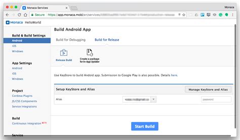 Building For Android Monaca Docs