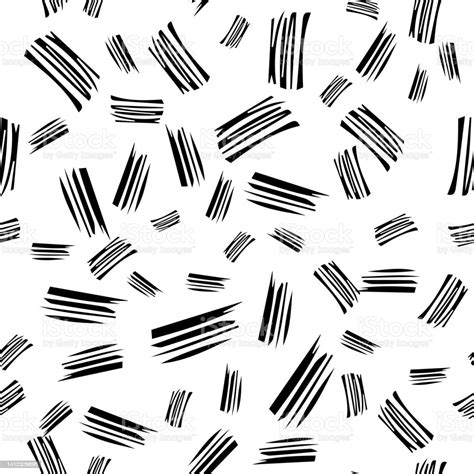 블랙 펜슬 브러시 스트로크가 있는 매끄러운 패턴 가능성에 대한 스톡 벡터 아트 및 기타 이미지 가능성 가리기 검은색